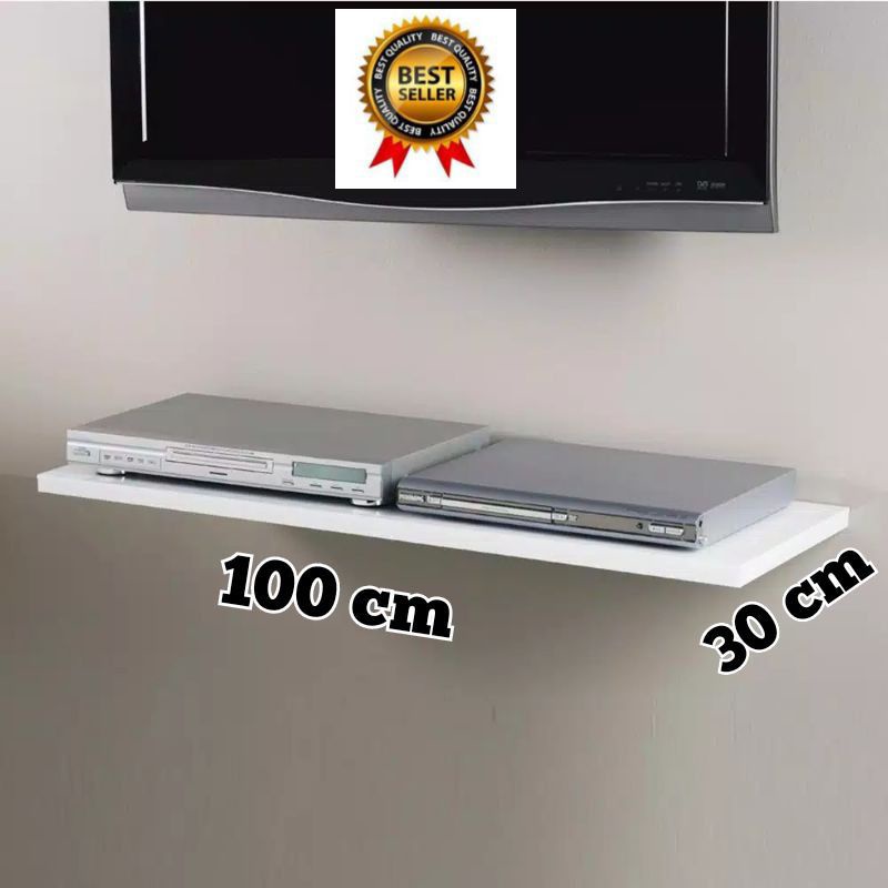 Jual Ambalan dinding minimalis multifungsi size 100 cm x 30 cm x 2 cm ...