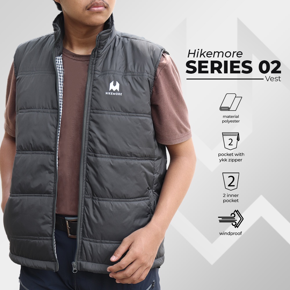 Jual Jaket Rompi Pria Motor Outdoor Hikemore Vest 02 Original | Shopee ...