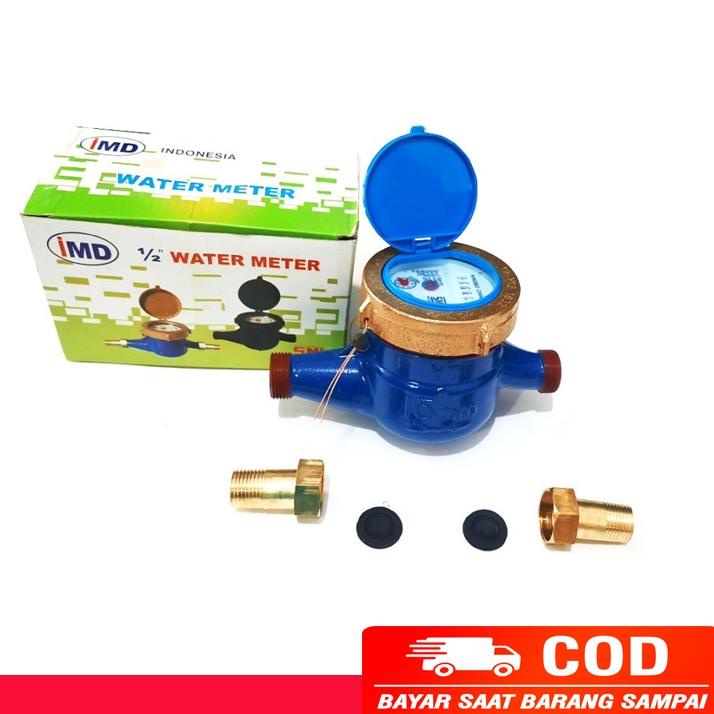 Jual LANGSUNG KIRIM.. Meteran Air Body BESI SNI / Water Meter / Water ...