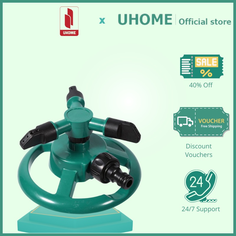 Jual Sprinkler Air Taman 360 UHOME Alat Penyiram Tanaman Rumput Air ...