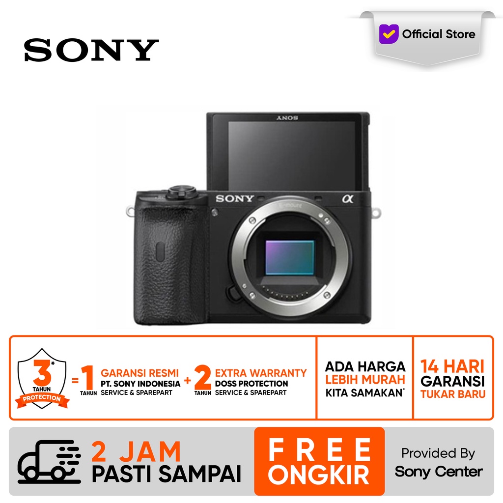 Jual SONY ALPHA A6600 Body / ALFA 6600 APS-C E-Mount Camera / ILCE-6600 ...