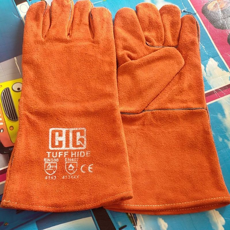 Jual Sarung tangan las CIG TUFF HIDE ALL SIZE | Shopee Indonesia