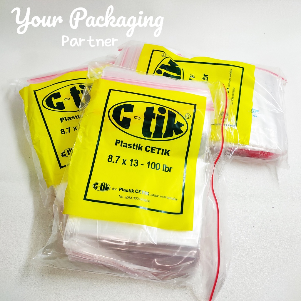 Jual Plastik Klip isi 100lembar Cetik Plastik Sambal Saos Makanan Obat ...