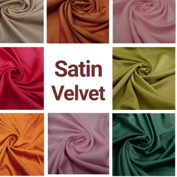 Jual KAIN SATIN VELVET BY ROBERTO CAVALLI / KAIN SATIN VELVET PREMIUM ...