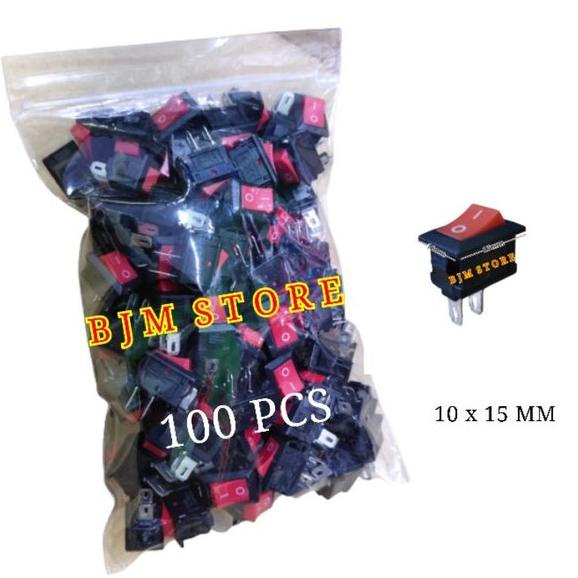 Jual SAKLAR KECIL ON - OFF 2 PIN SWITCH MINI MERAH ON - OFF 2 PIN ISI ...