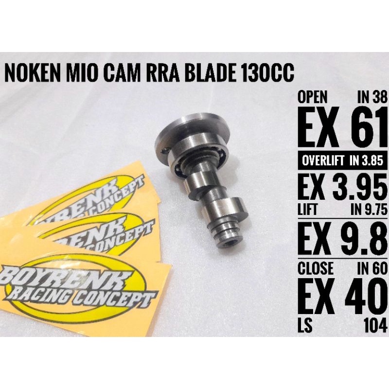 Jual NOKEN AS RACING MIO CAM ROLLER RRA BLADE 130CC 200CC | Shopee ...