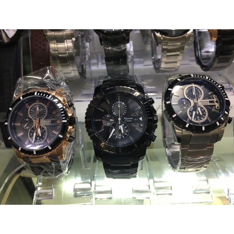 Jual Baru Jam Alexandre Christie cowok sport Mc chronograph cowok sport ...