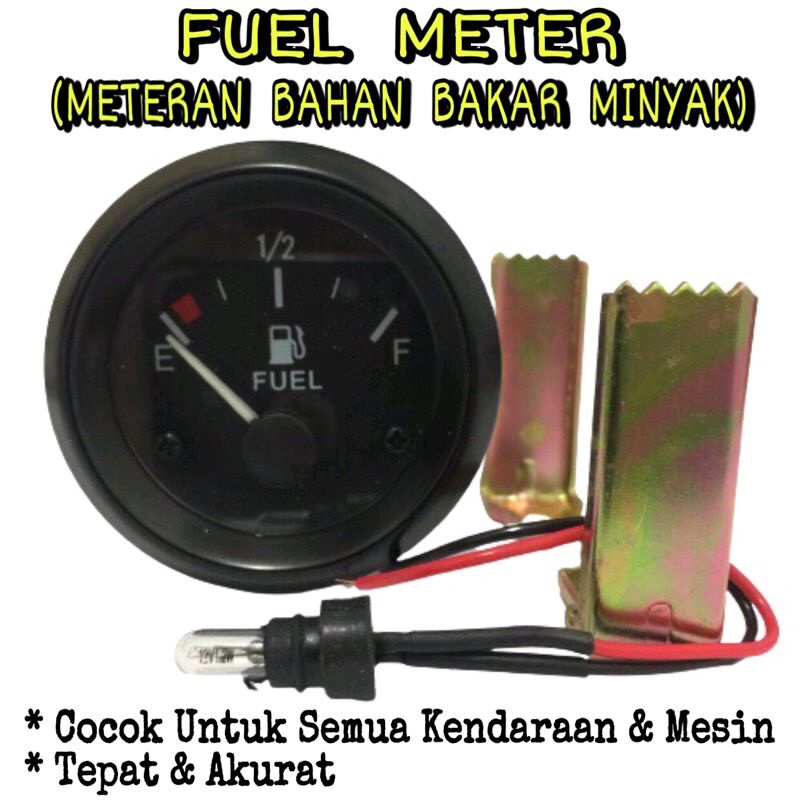 Jual Ampere Meter Minyak Bensin / Fuel Meter Untuk Indikator Bahan ...