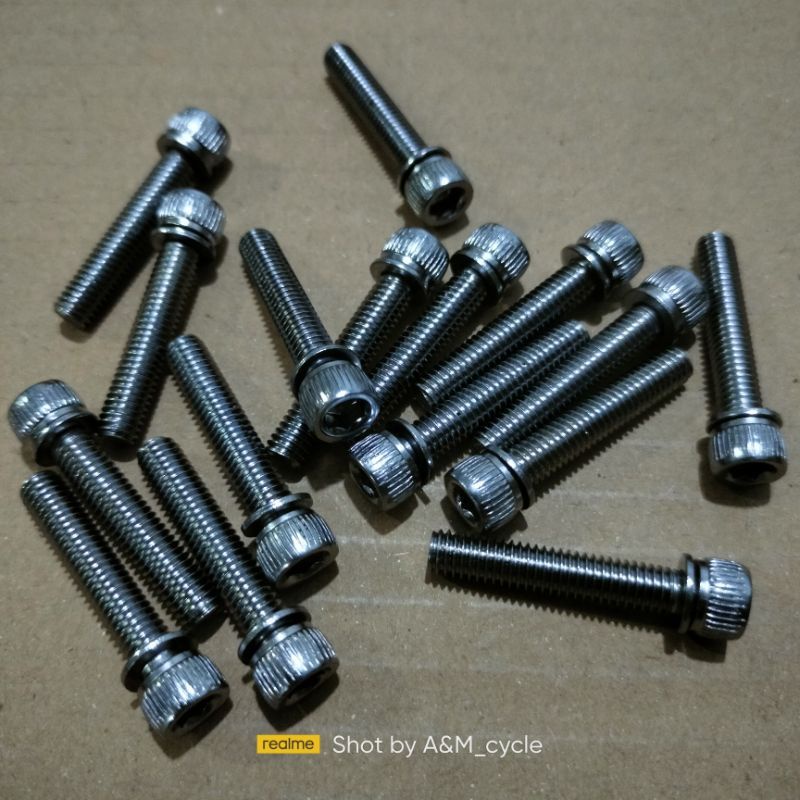 Jual Baut top cap sepeda baut tutup stem sepeda baut starnut mtb ...