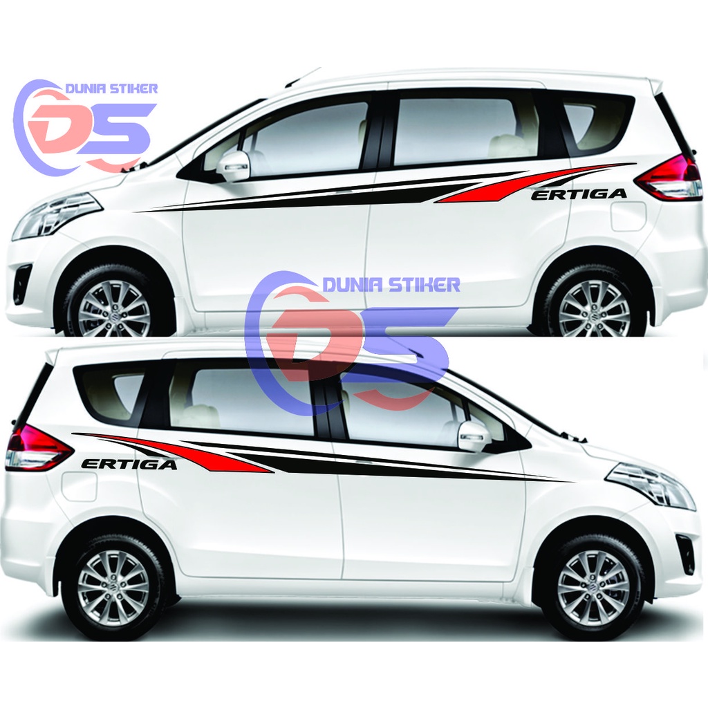 Jual Cutting Stiker Mobil Ertiga Stiker Striping List Ertiga Stiker ...