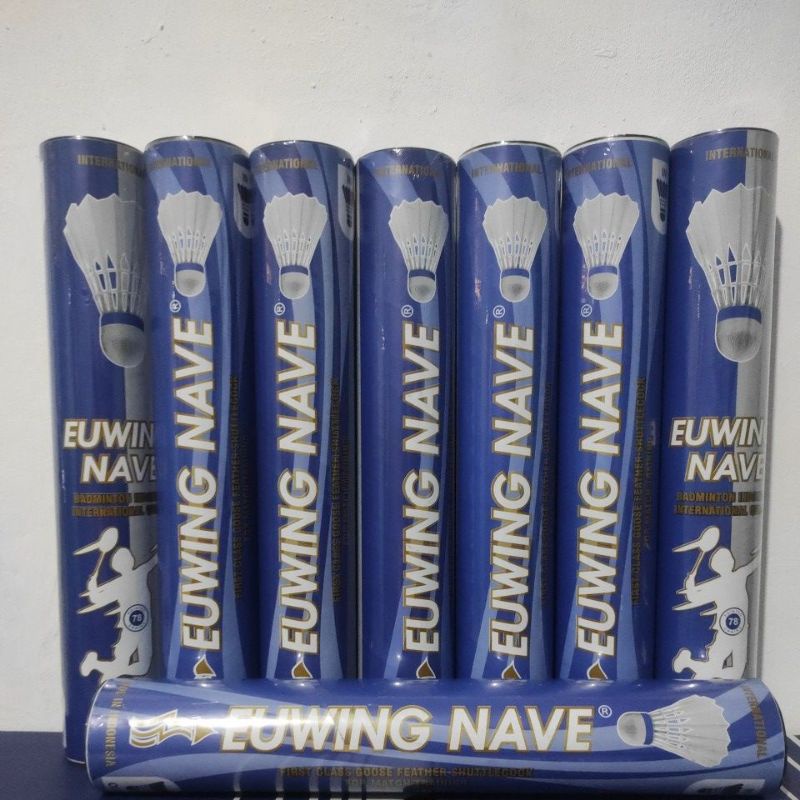 Jual SHUTTLECOCK EUWING NAVE BIRU BLUE ORIGINAL BIRU SHUTTLECOCK EWING ...