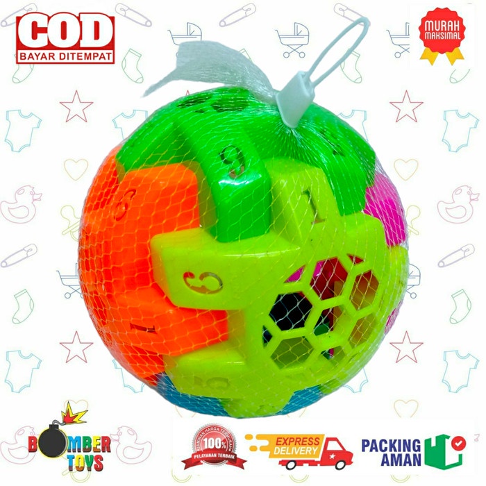 Jual MAINAN ANAK KERINCING BOLA PUZZLE KERINCINGAN BALL Kreatif SNI ...
