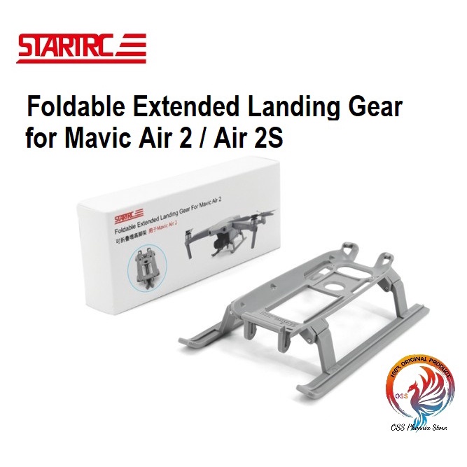 Jual Foldable Extended Startrc Foldable Extended RC Retractable Landing Gear DJI Mavic Air 2S ...