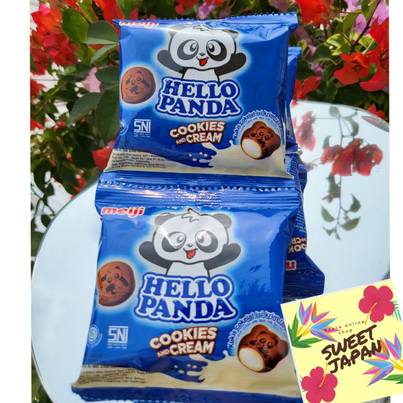 Jual MURAH !!!!HELLO PANDA 1 RENCENG ISI 10 BUNGKUS...biskuit melted ...