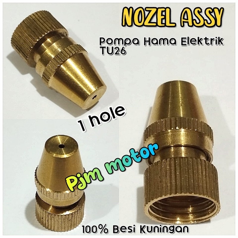 Jual 1 hole Nojel kuningan nozzle nozle nozel spuyer mesin sprayer ...