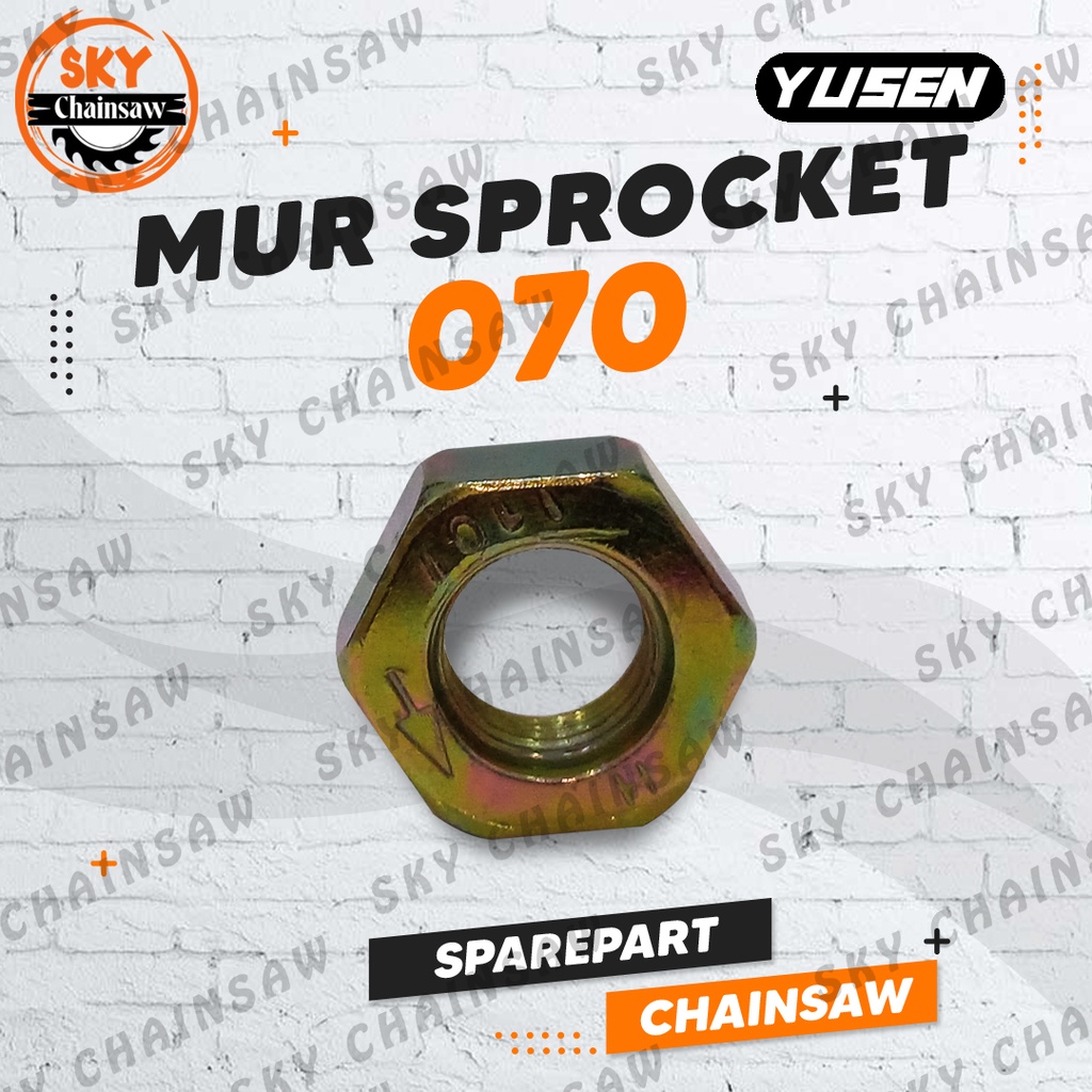 Jual Sparepart Chainsaw Mur Sprocket 070 Senso Sinso Mesin Gergaji ...