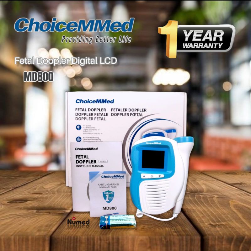 Jual Fetal Doppler Digital Sound & LCD Original Choicemmed MD800 / Dopler Digital LCD Choicemed ...