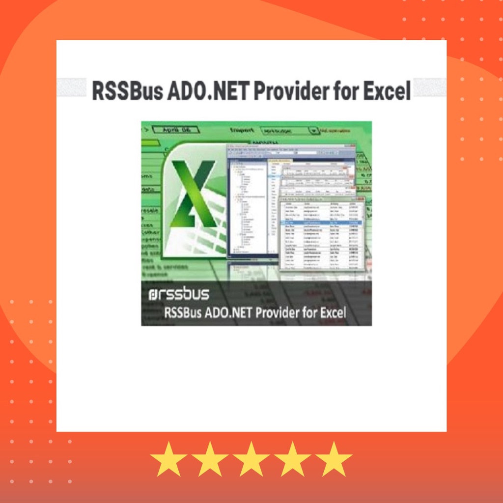 Jual [{work]}RSSBus ADO.NET Provider for Excel v1.0.5155 Versi terbaru ...