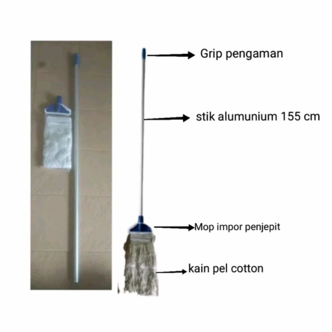 Jual MOP SET COMPLETE KAIN PEL IMPORT | Shopee Indonesia
