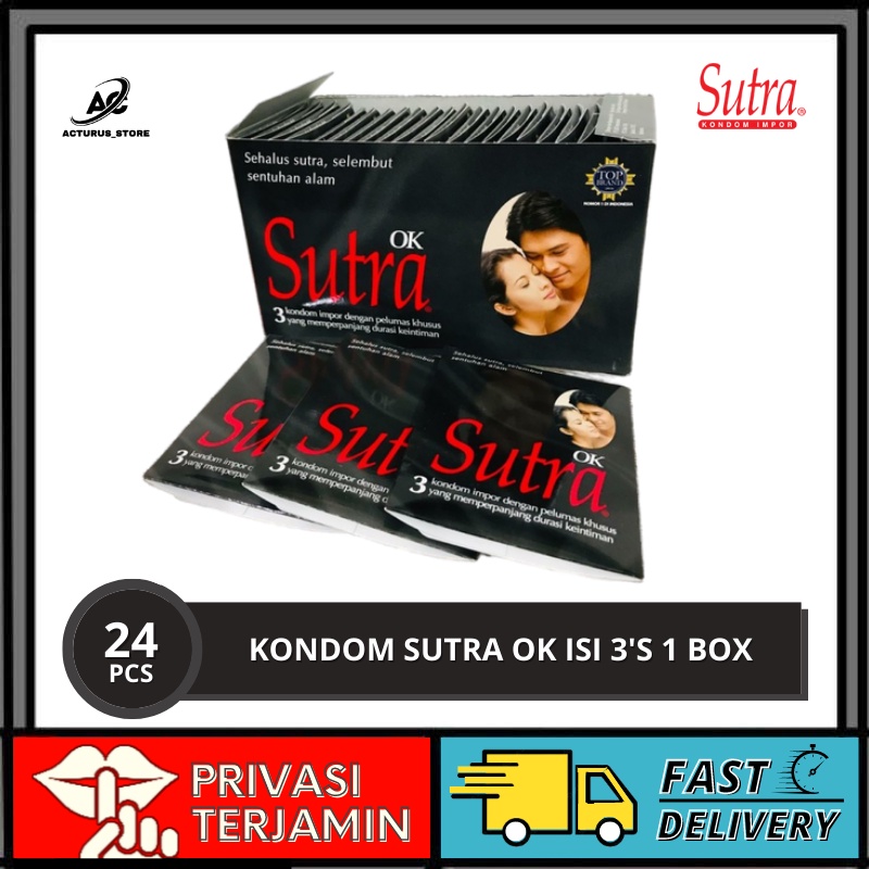 Jual 1 Box Kondom Sutra OK Isi 3 Sachet / 24 Pcs | Shopee Indonesia