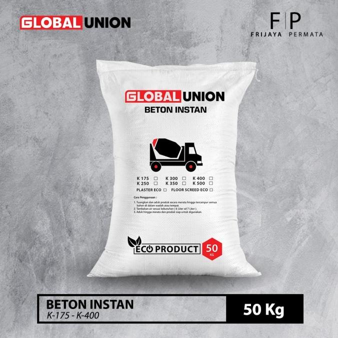 Jual Semen Beton Instan Global Union mortar K250 FREE DELIVERY | Shopee Indonesia