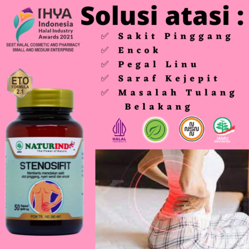 Jual Obat Sakit Pinggang Syaraf Saraf Kejepit Herbal Sakit Pegel Linu ...