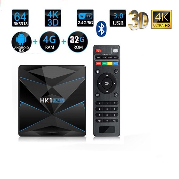Jual ANDROID TV BOX HK1 SUPER (4G/32G) | Shopee Indonesia