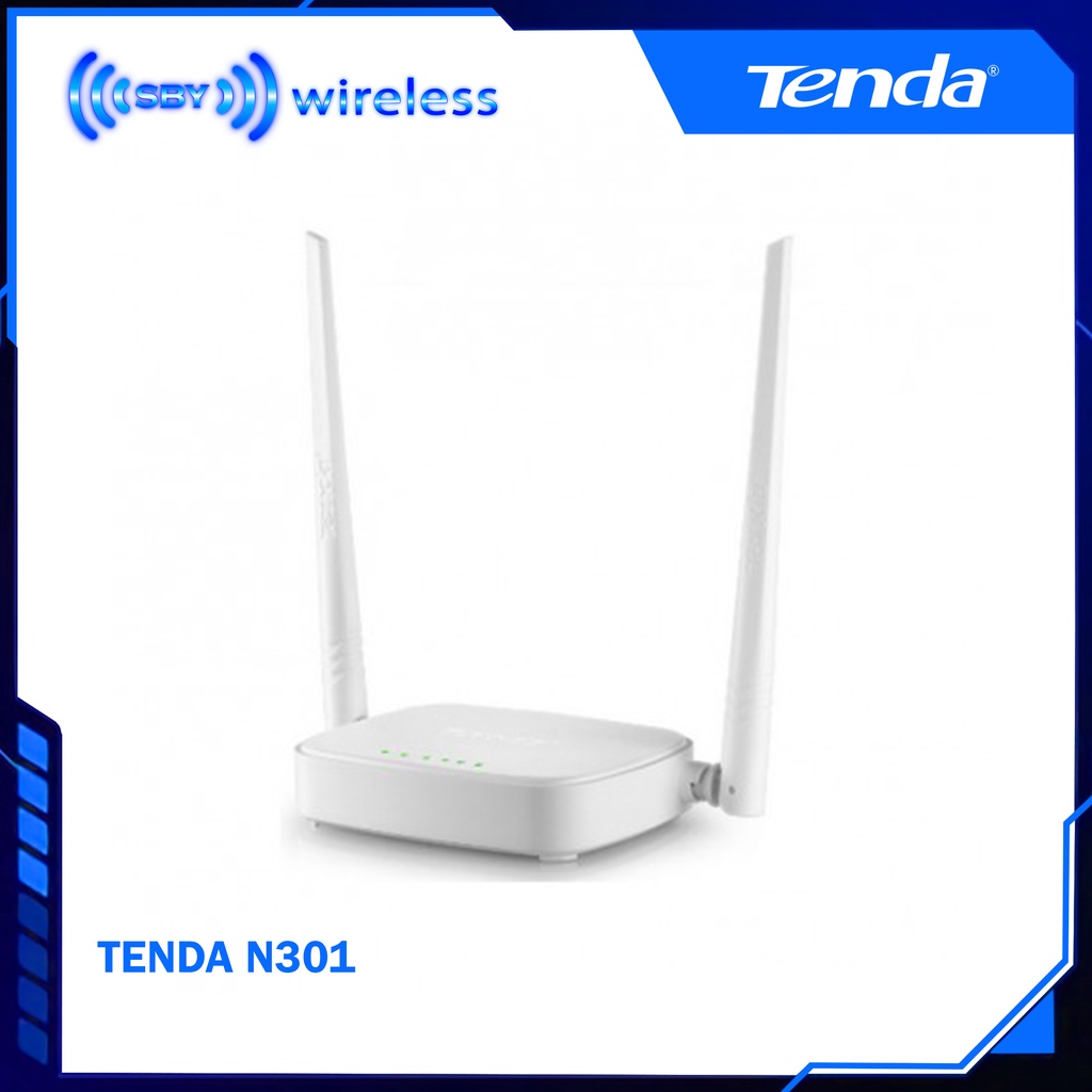 Jual Tenda N301 Wireless Router Indoor N300 Easy Setup 2 Antena ...