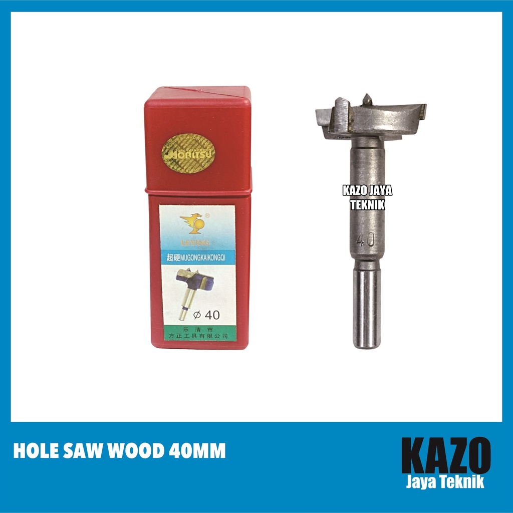 Jual Hole Saw Wood 40MM / Mata Bor Pelubang Kayu 22 Ukuran | Shopee ...