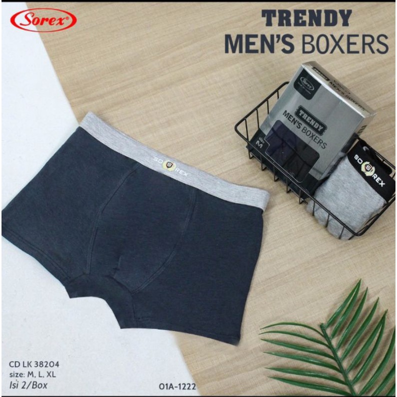 Jual Celana dalam boxer pria Sorex 38204 | Shopee Indonesia