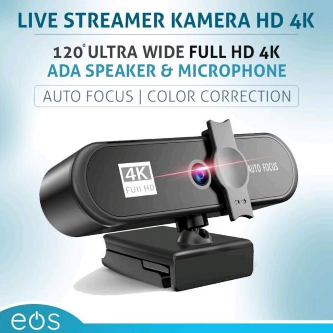 Jual Live streamer kamera Webcam HD 4K 120 ultra wide Autofocus camera ...