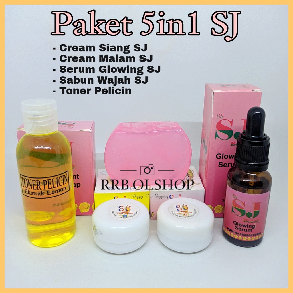 Jual Paket Lengkap 5in1 Sj Cream Siang Malam Sj Sinjung Ginseng