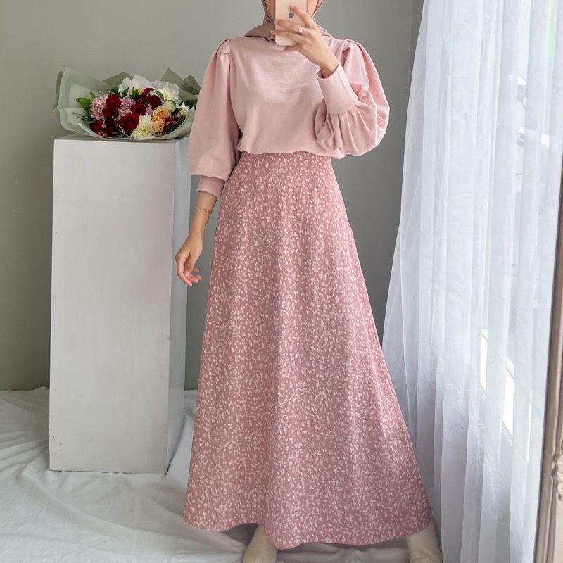 Jual ROK FLORAL KOREAN SKIRT | ROK GAMAR A-LINE MOTIF BUNGA | FLORAL ... Jual ROK FLORAL KOREAN SKIRT | ROK GAMAR A-LINE MOTIF BUNGA | FLORAL ...