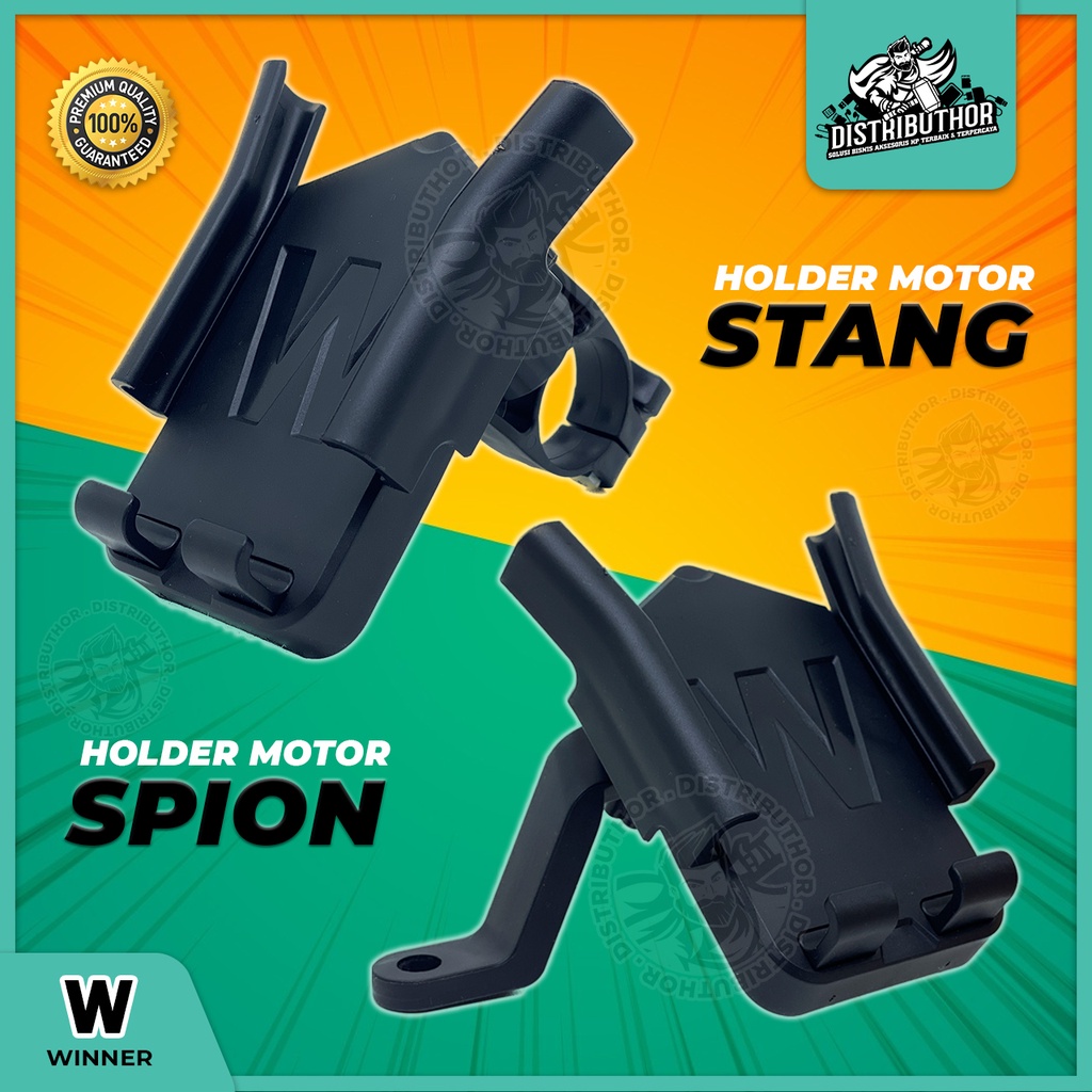 Jual Holder Hp Motor Spion Stand Dudukan Stang Penahan Hape Universal ...