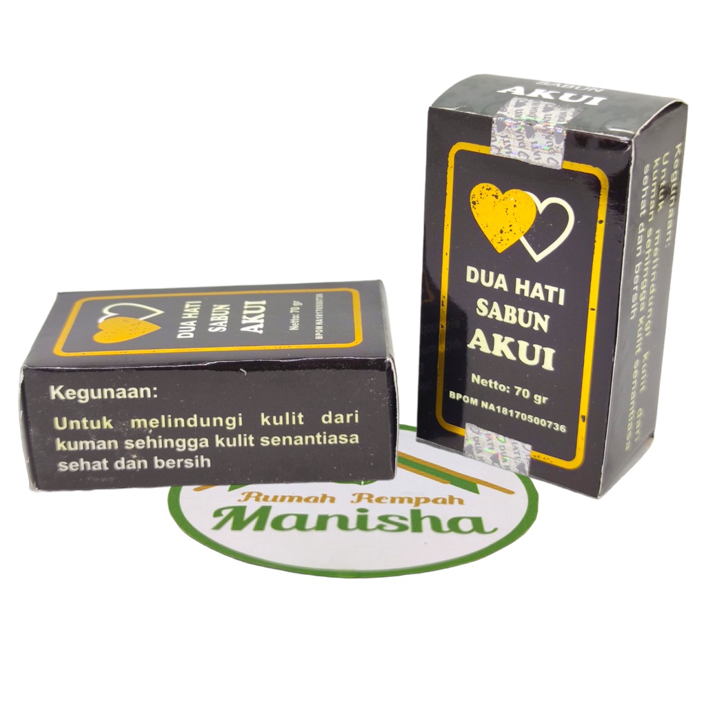 Jual Sabun Sulfur Akui Dua Hati Original 70gr / Sabun Gatal-Gatal ...
