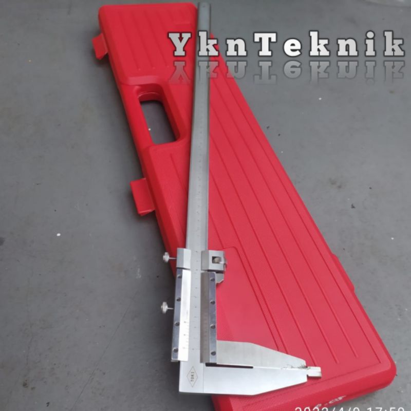Jual TOKI Sigmat Jangka Sorong 40 Inch 0-1000 mm Vernier Caliper 100 cm | Shopee Indonesia