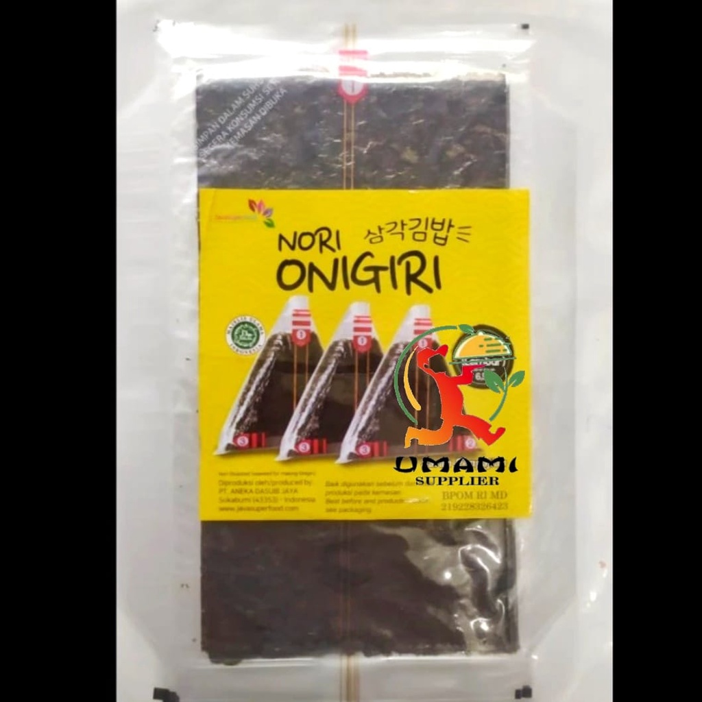 Jual Nori Onigiri Seaweed Nori Wrapper Nori Triangle Sushi 20 lembar ...