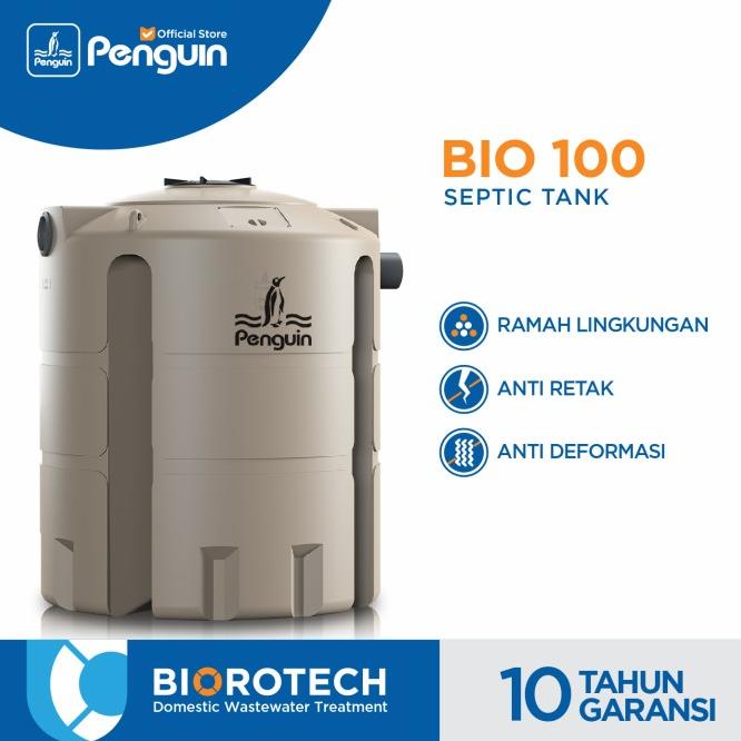Jual Tangki Septic Penguin Kapasitas 1000 Liter ( Bio 100 ) Biorotech ...