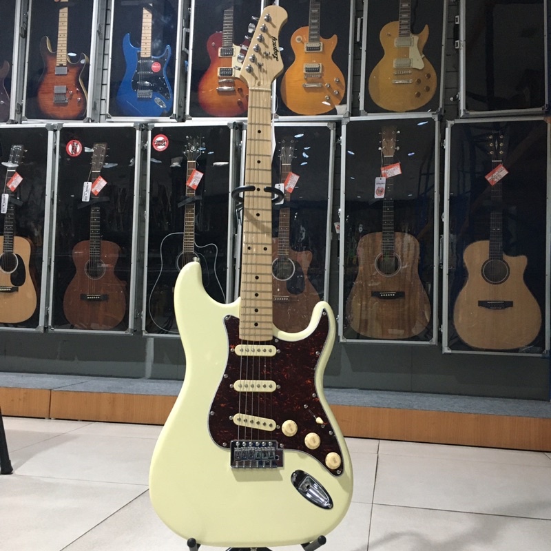 Jual LEGACY Electric GUITAR EG-100 OLYMPIC WHITE ( HSS / SS ) | Shopee ...