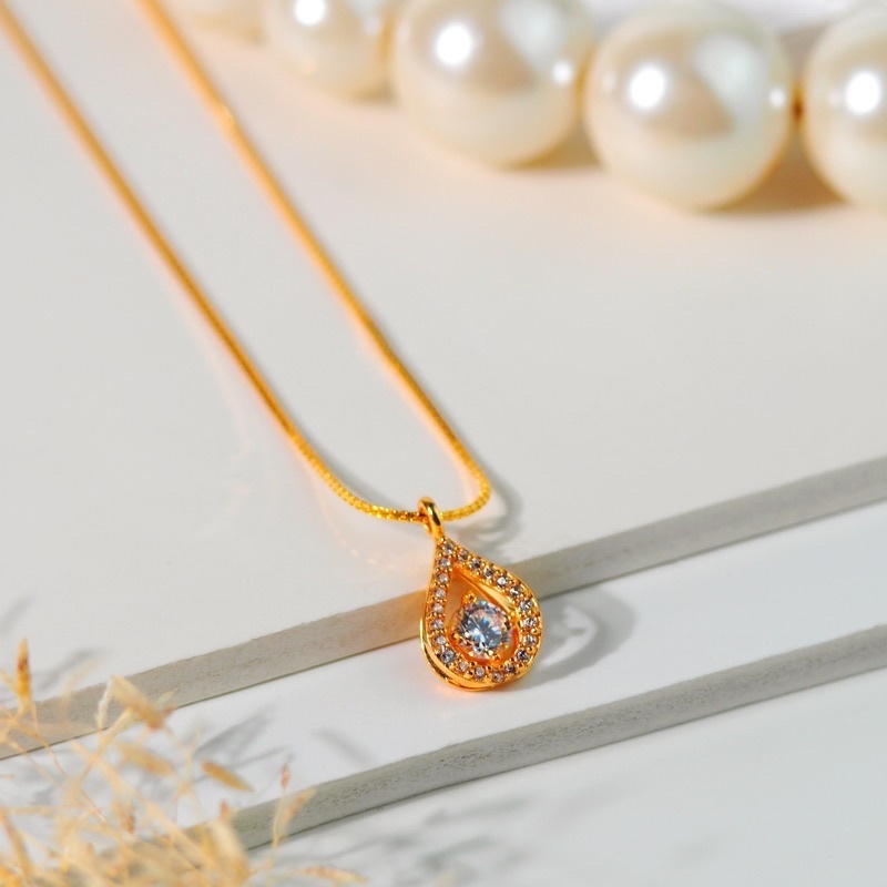 Jual Rantai Emas Solitaire Embun - Toko Emas Gadjah | Shopee Indonesia