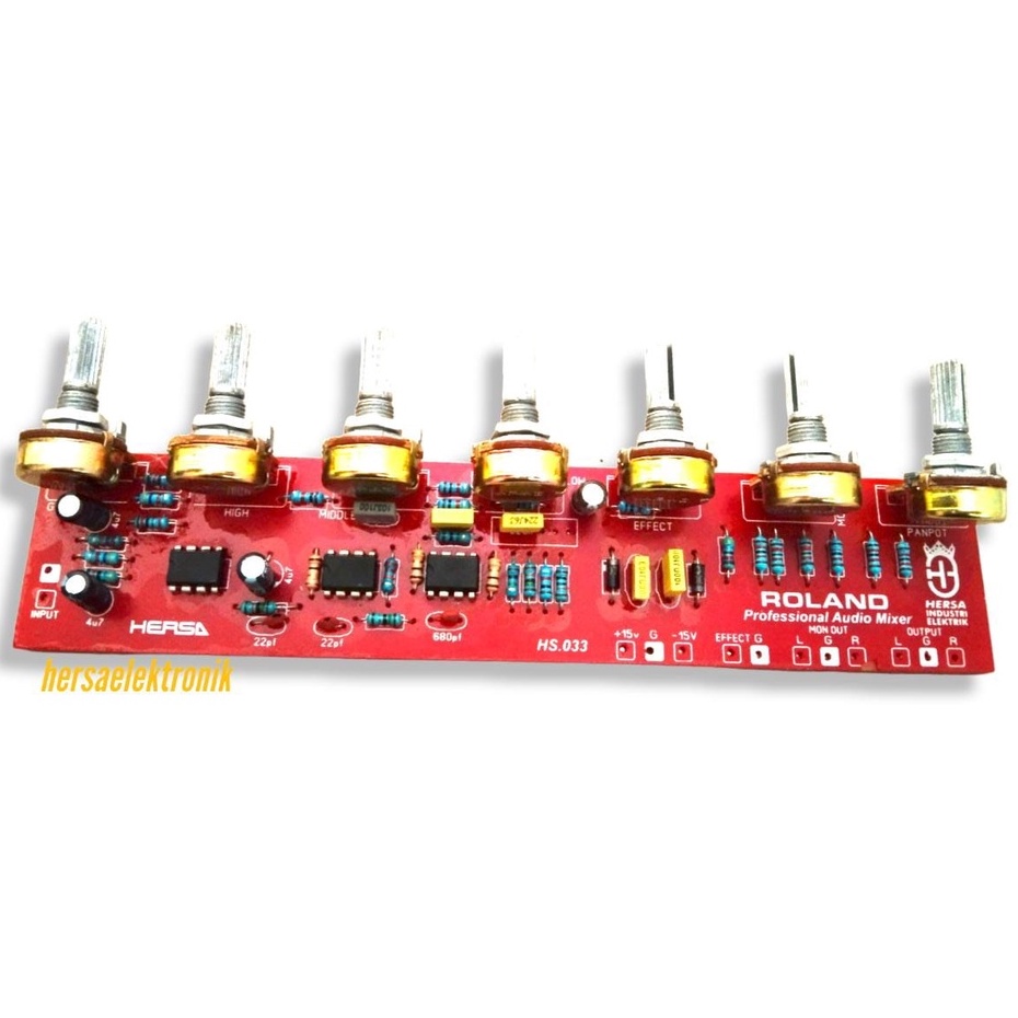 Jual kit mixer Roland 7 pot + Fader 8 pot | 7 pot pro | Shopee Indonesia