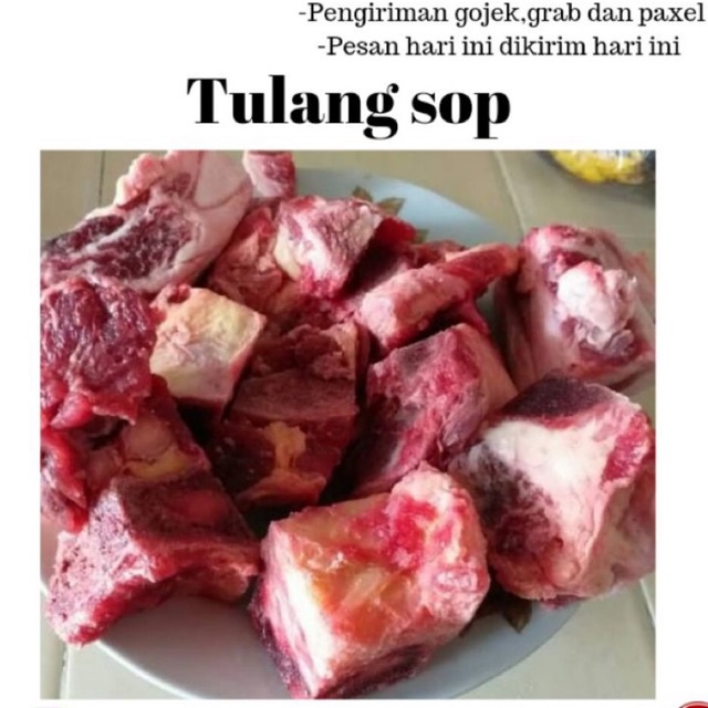 Jual Tulang Sop Sapi Super Premium Beef Neckbone Tulang Sop Daging