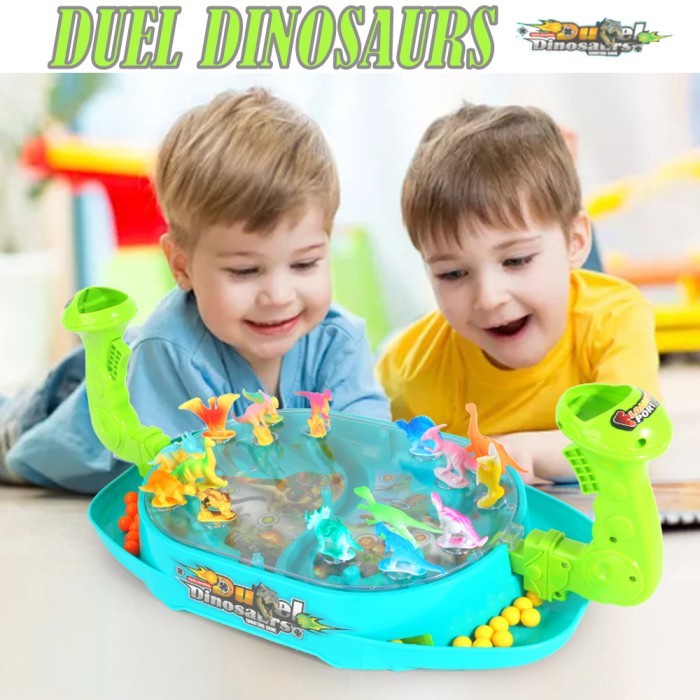 Jual Mainan Dinosaurus Tembak Duel Dinosaur Ball Shooting Battle Board ...