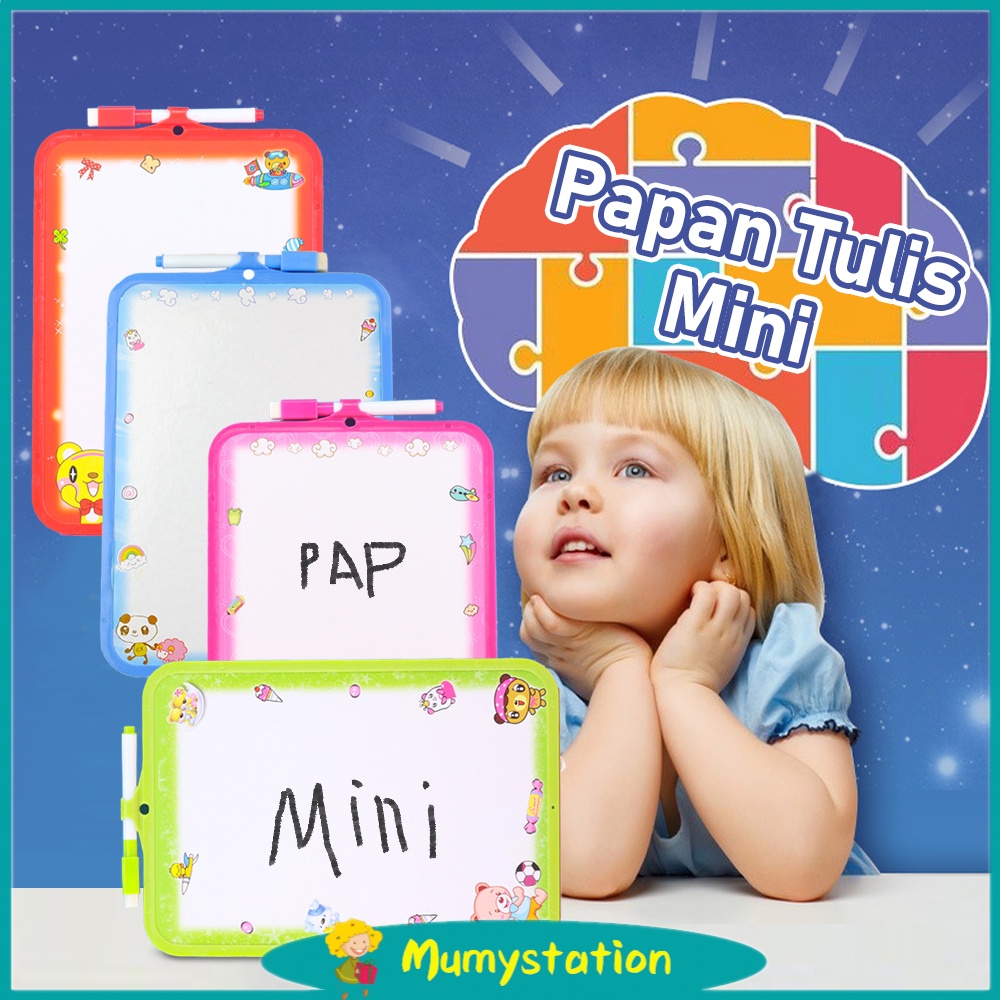 Jual Mumystation mini whiteboard / papan tulis mini untuk anak | Shopee ...