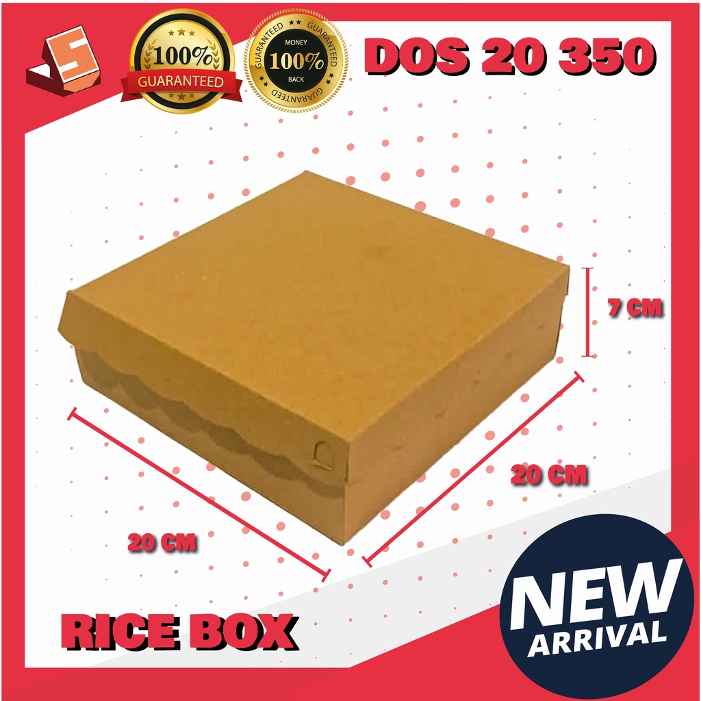 Jual DUS 20 DPP / KARDUS NASI / DUS NASI / BOX CATERING / DUS KUE ...