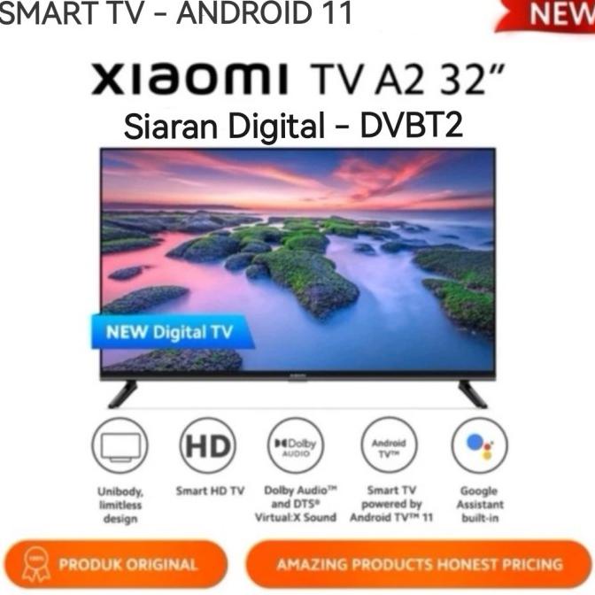 Jual Xiaomi Tv A2 32 Inch Smart Android Tv Digital Dvbt2 Hd Original ...
