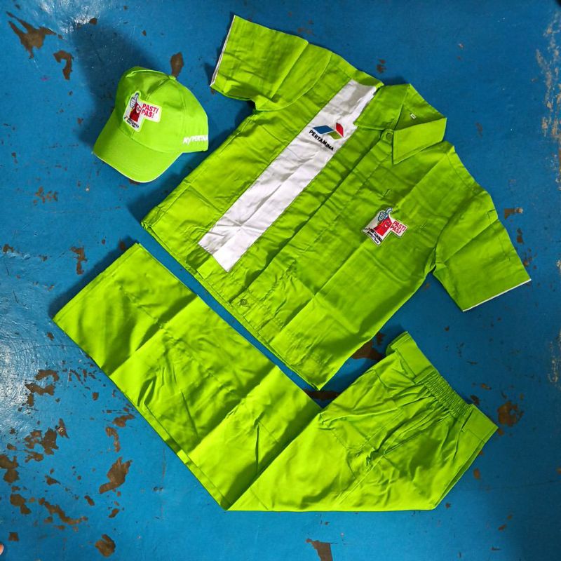 Jual SERAGAM OPERATOR OB OFFICE BOY SPBU PERTAMINA PASTI PAS (SERAGAM ...
