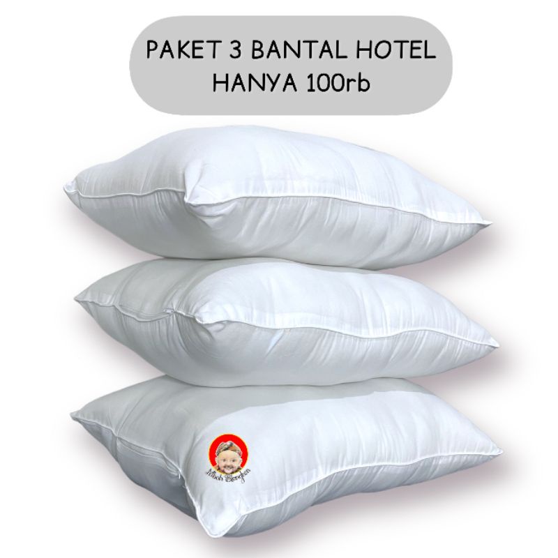 Jual PAKET HEMAT 3 BANTAL HOTEL PREMIUM | Shopee Indonesia