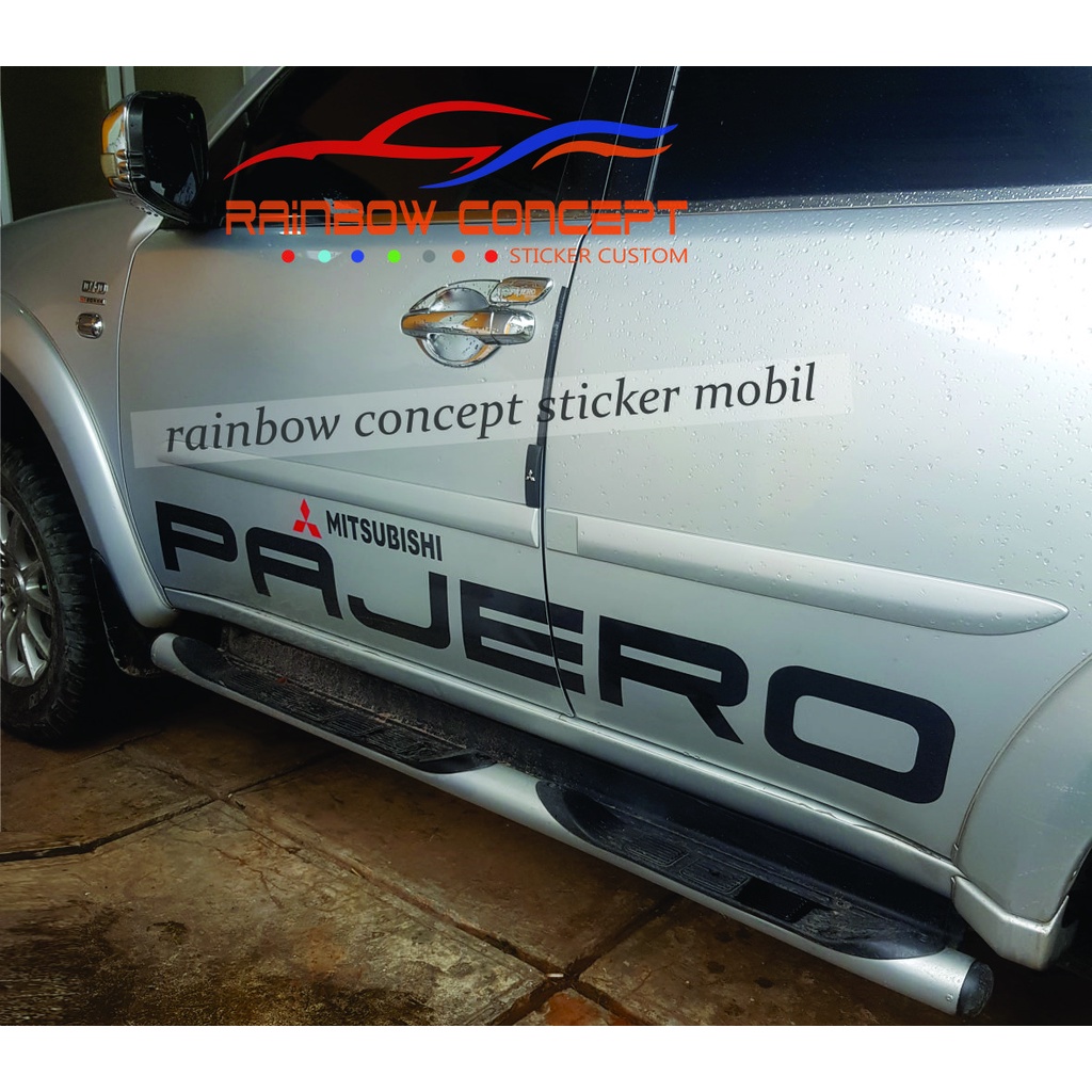 Jual Best Cutting Sticker Body Mobil Mitsubishi Pajero Sport Stiker ...