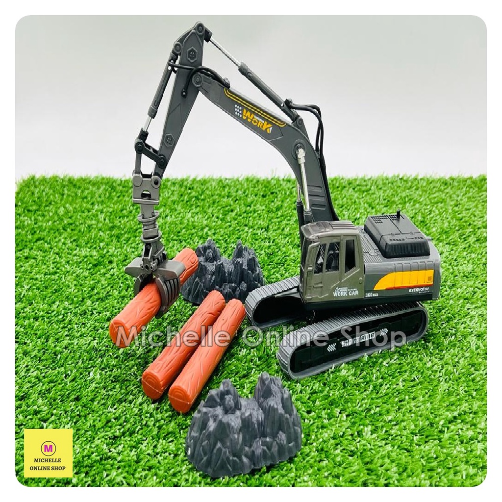 Jual Mainan Mobil Truk excavator mainan mobil Truk Beko diecast ...